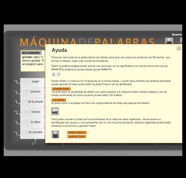 KOINONÍA: MÁQUINA DE PALABRAS - Ciberia Project - Letras digitales ...
